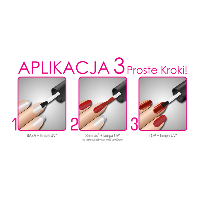 Semilac Lakier Hybrydowy 047 Pink Peach Milk 7ml - sklep Cocolita.pl