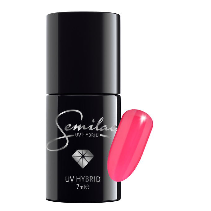 Semilac Lakier Hybrydowy 042 Neon Raspberry 7ml - sklep Cocolita.pl