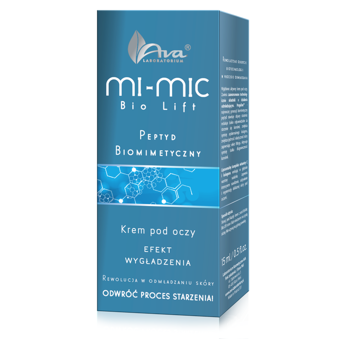 AVA MI-MIC Bio Lift Krem pod Oczy Efekt Wygładzenia 15ml