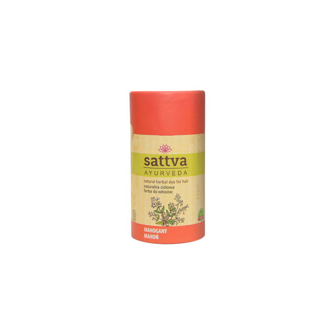 Sattva Naturalna Henna - Ziołowa Farba do Włosów Mahoń 150g > sklep ...