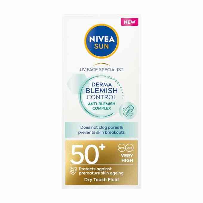 NIVEA Sun Derma Skin Clear Krem do Twarzy SPF50 40ml > sklep Drogeria.pl