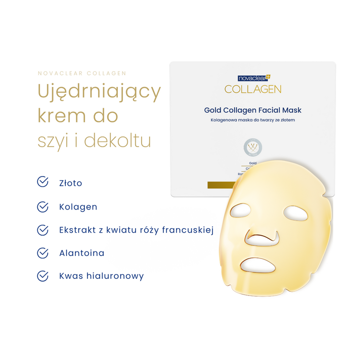 Novaclear Collagen Kolagenowa Maska do Twarzy ze Złotem > sklep Drogeria.pl